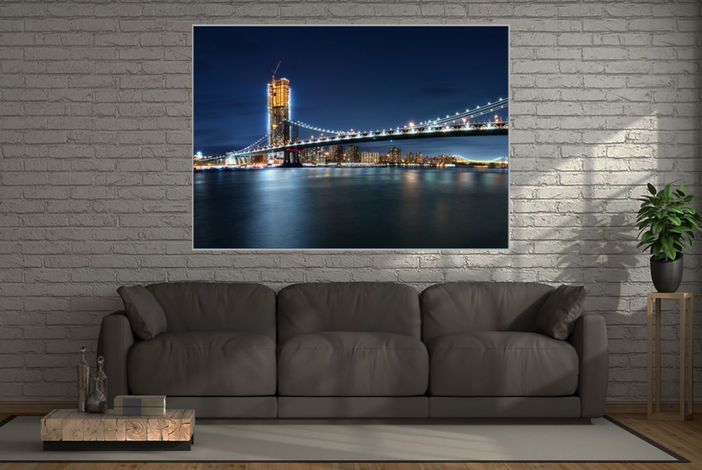 LED Bild Amsterdam – LED Bilder Textilspannrahmen