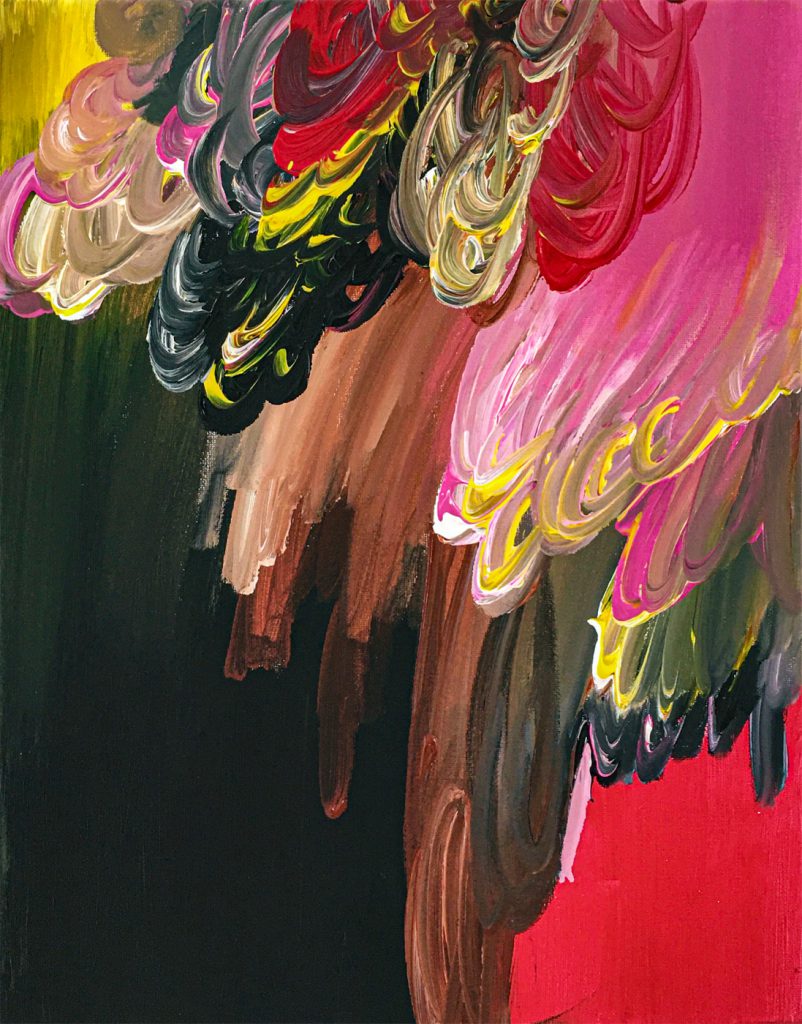 LED Bild Divergence - LED Bilder Textilspannrahmen